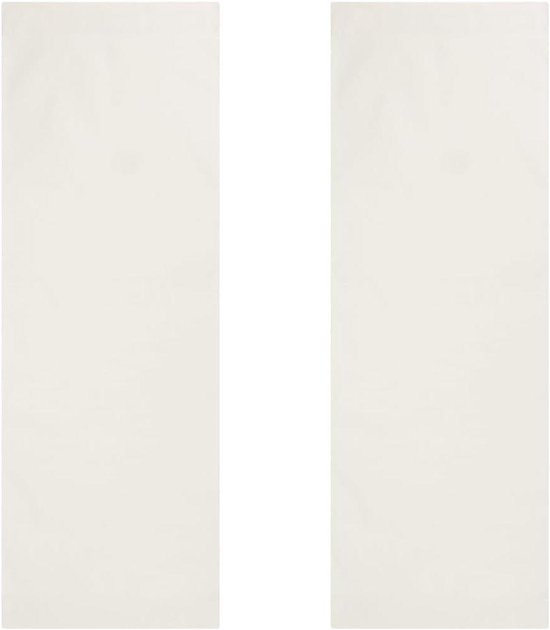 Vervangend opvouwbaar zeil voor strandstoel, wit, 120 x 43 cm, 2 stuks ...