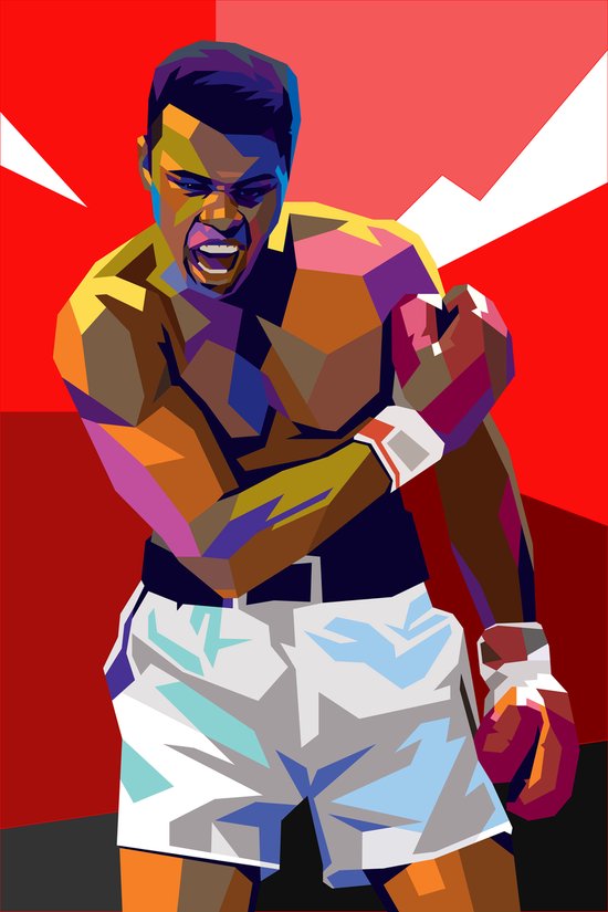 Muhammad Ali Poster - Ali Pop - Pop Art - Boks - GOAT - Pop ...