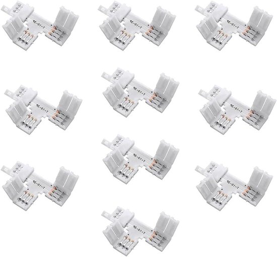 Inovra Plus - LED-aansluiting voor 10mm LED-verlichting - Set van 10 ...
