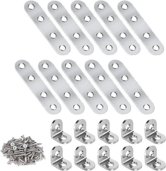 Inovra Plus - Roestvrij stalen platte connector voor houten meubels ...