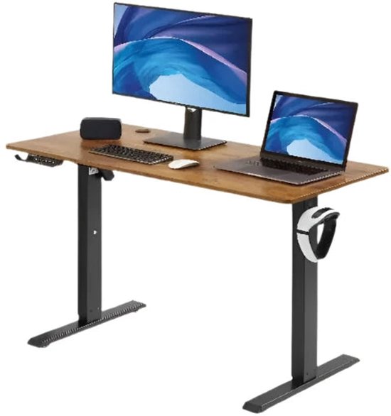 Bureautafel - Groot laptopcomputerbureau - 55.1x27.6 in - Rechthoekig ...