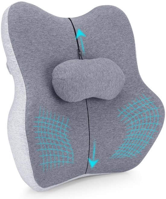 Ergonomisch Rugkussen van Traagschuim voor Optimale Houding en ...