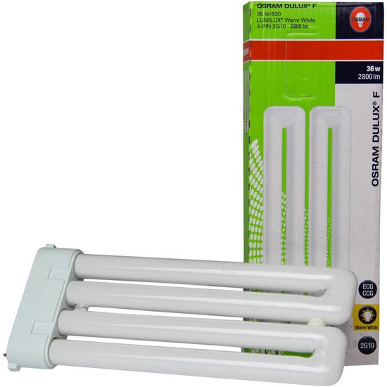 Osram Dulux F 36W/ 840 - 4000K Koel Wit - 4-Pin - Fitting 2G10 - 22CM | bol