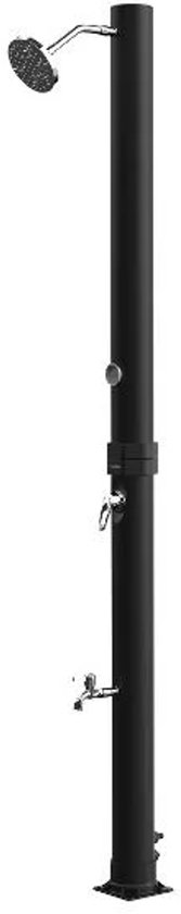 Parkside Solar Buitendouche - Zwart - Watertank 18L - Grote douchekop ...