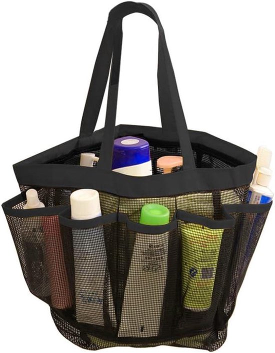 Portable Mesh Shower Caddy Tote - Quick Dry Toiletry Bag Organizer with ...
