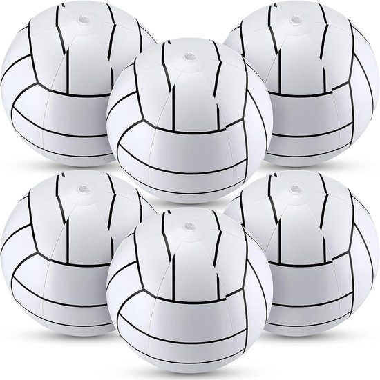 6 opblaasbare strandballen 12 inch opblaasbare volleybal sportbal thema ...