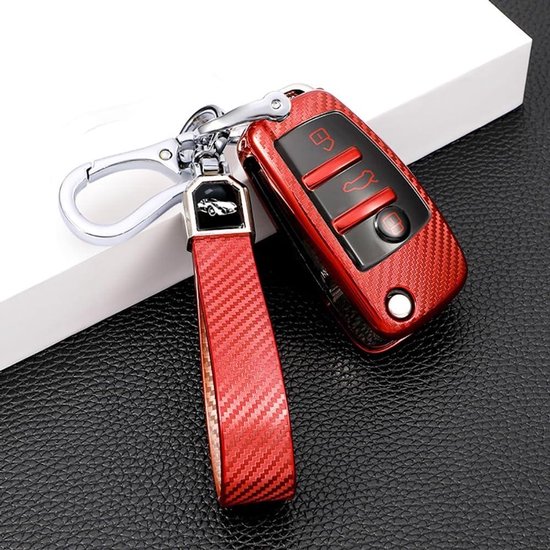 Beschermhoes Autosleutel Compatibel met Audi A1 A3 A4 A6 Q2 Q3 Q7 TT ...