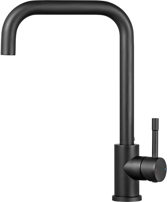 CECIPA max Keukenkraan Zwart - 360° draaibare keukenkraan - Handdouche... | bol
