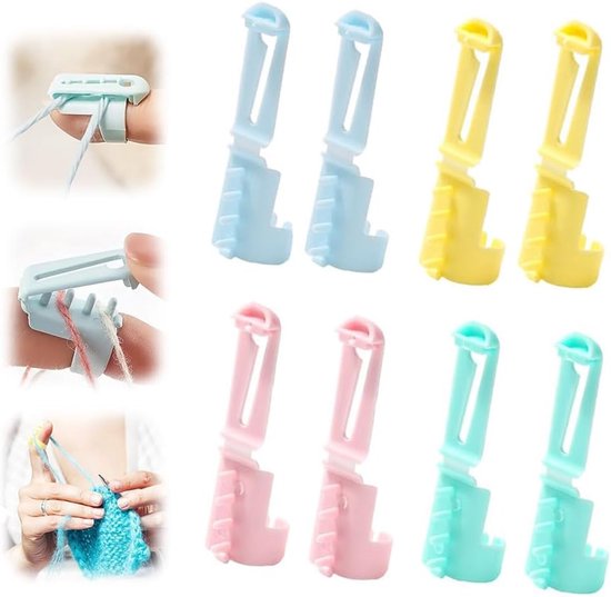 Guides de doigts pour crochet - anneau de fil renouvelé - outil de ...