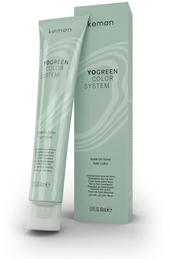 Kemon Yo Green Color System 8.06 Light Natural Mahogany Blonde Tone On ...