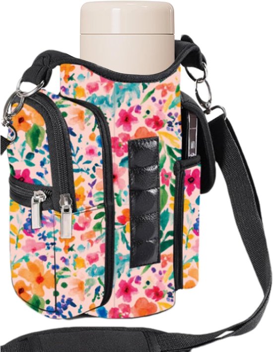 Magnetische Gymfles met Draagtas – Waterfles Organizer met Verstelbare ...