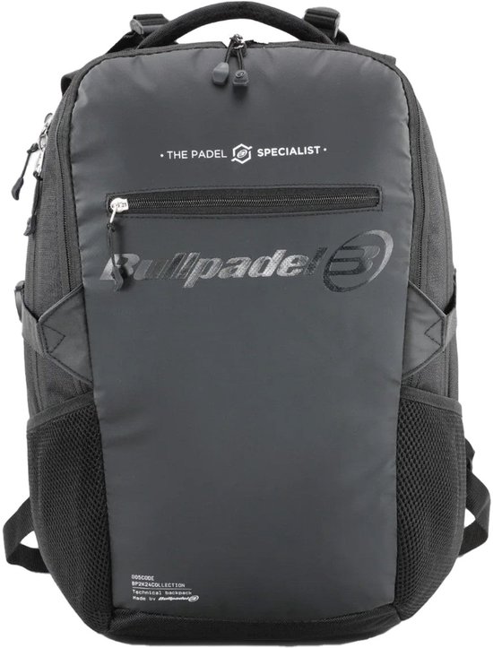 Bullpadel Backpack Tech Black 2025 | bol
