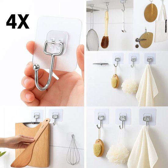 Zelfklevende Ophanghaken I Ophangsysteem I Zelfklevende Muur Hangers I ...