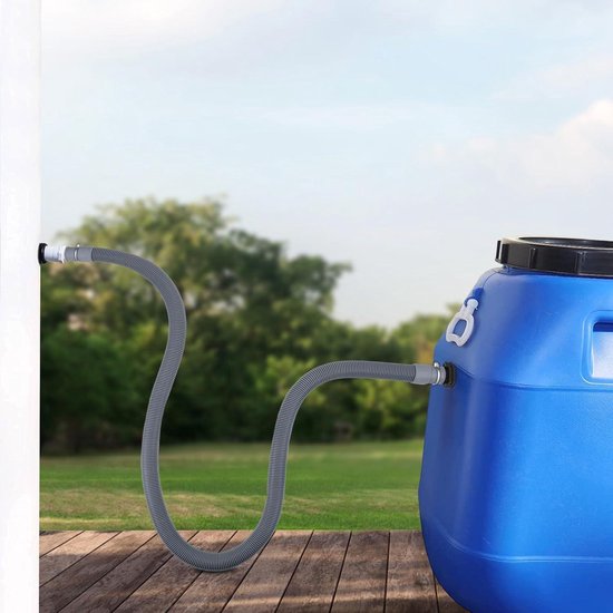 Downpipe Set Rainwater Collector with Flexible Hose - Connecting ...