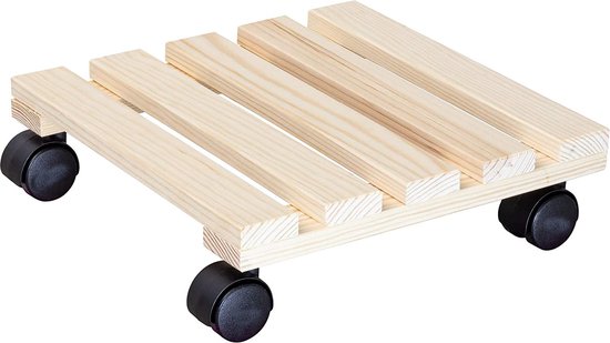 Planten trolley - 360° wielen - Max 30 KG Draagkracht - 30 x 30 CM ...