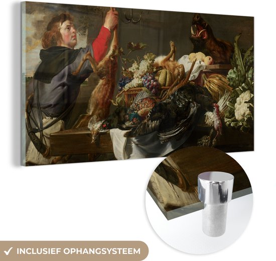 MuchoWow® Glasschilderij 160x80 cm - Schilderij acrylglas - Stilleven ...