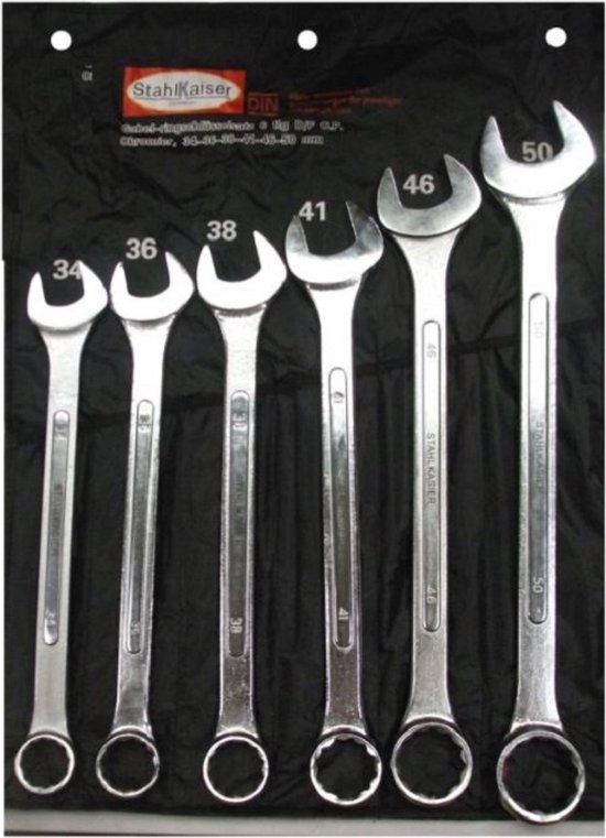 Stahl Kaiser Ring-steekset 6-dlg. 34-50 mm, CV | bol.com