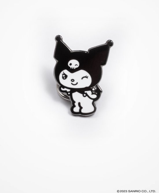 Kuromi Enamel Pin - kaomoji | bol