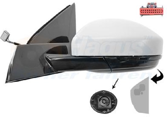 VanWezel 0259827 - Rétroviseur éléctrique complet gauche pour Land ...