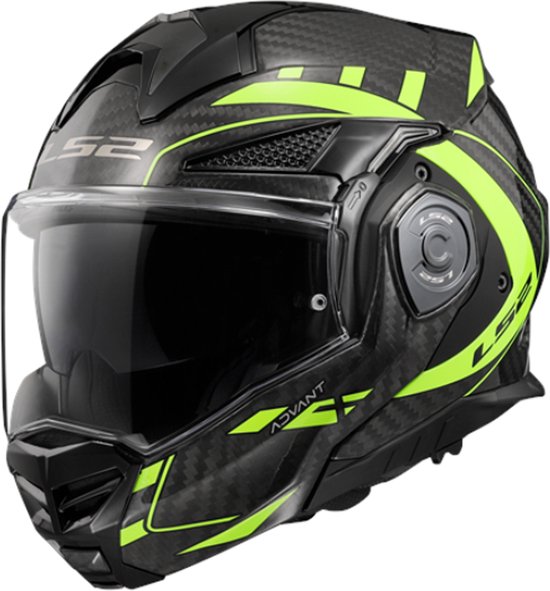 LS2 Helm Advant X Carbon Future FF901 fluor geel maat XS | bol