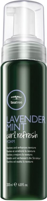 Tea Tree Lavender Mint Curl Refresh Foam, 200ml | bol.com