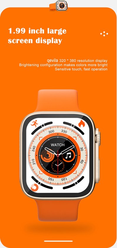 Smart Horloge Ultra Serie 8 Nfc Smartwatch Mannen Vrouwen Bluetooth ...