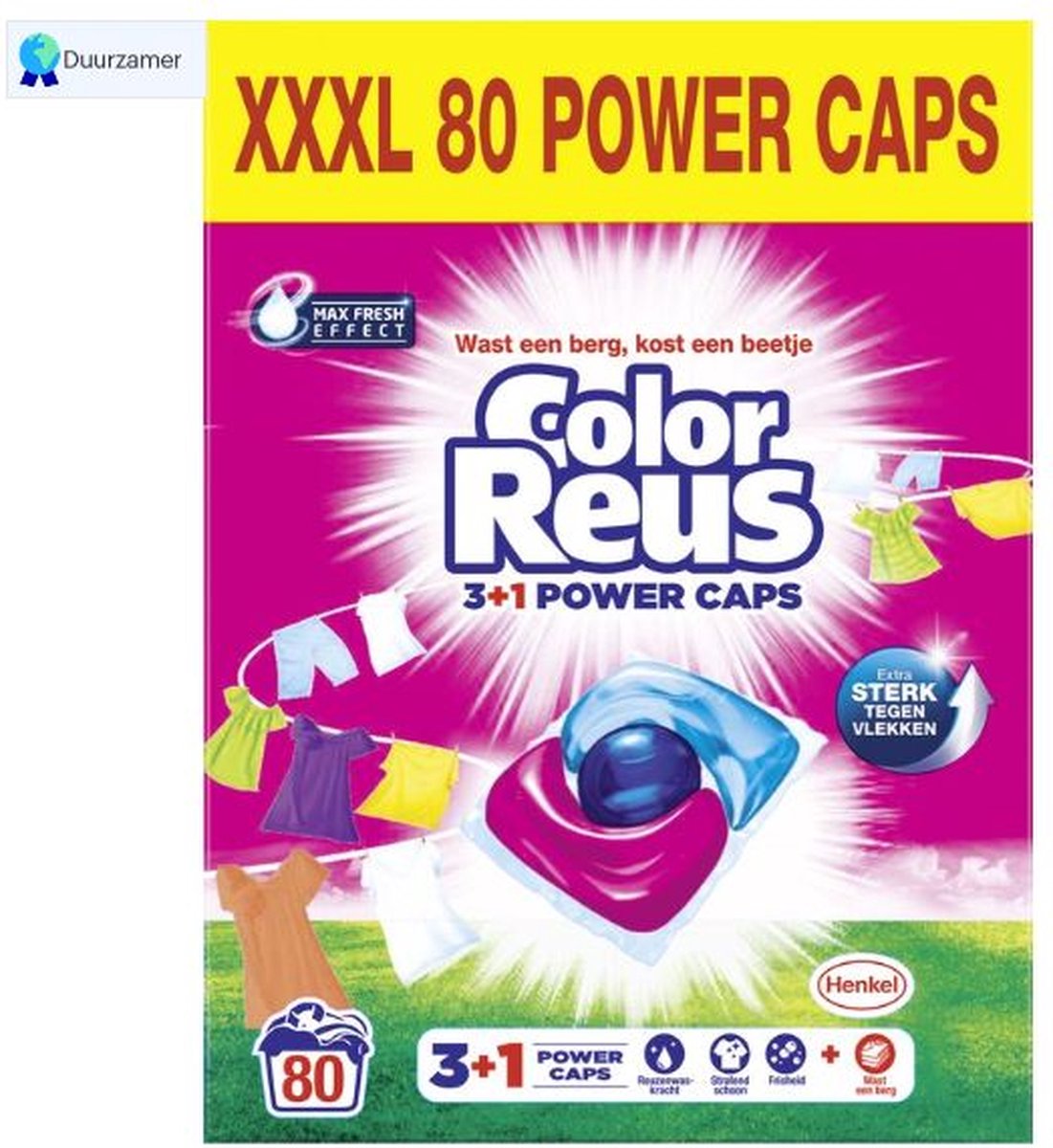 Color Reus Power Caps Wascapsules – Wasmiddel Capsules ...