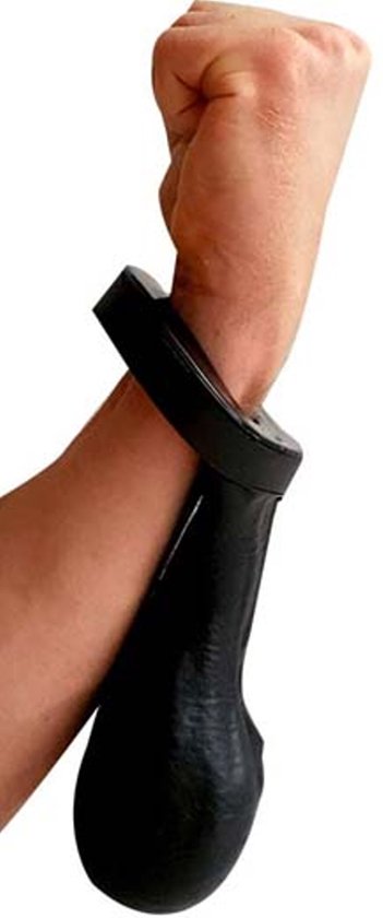 Hung'r xl ballen cockring met extra zware hangende zaadballen - zwart ...