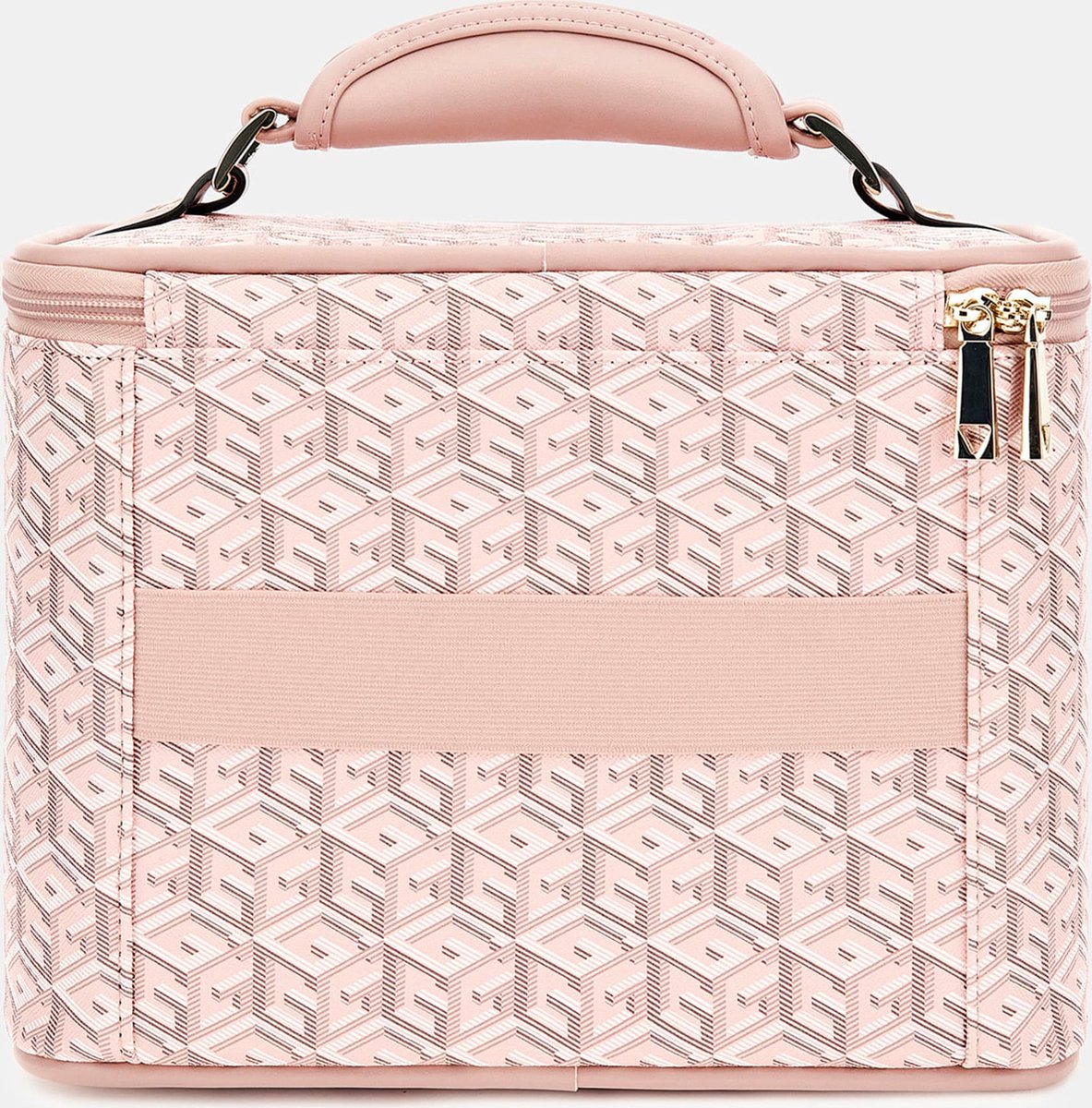 Guess Beauty Case Wilder Travel Dames Beautycase - Pale Rose Logo | bol.com