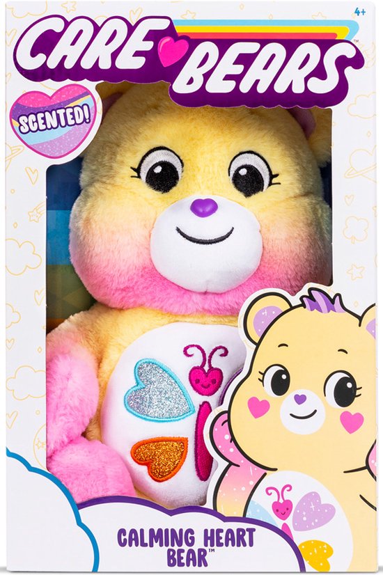 Care Bears - Calming Heart Bear, 35 cm Collectable Plush - GEPARFUMEERD (SCENTED) | bol.com