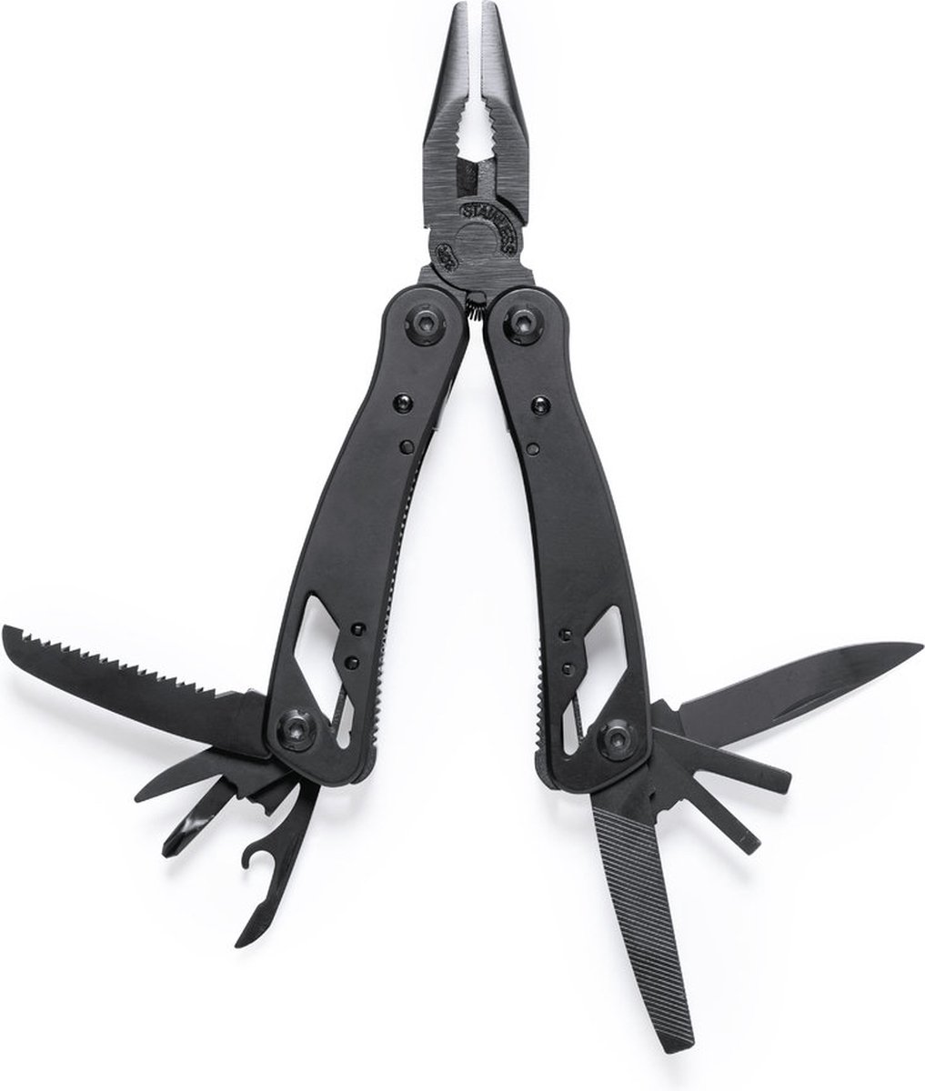 Multitool - Zakmes - Gereedschap - Tang - Schroevendraaier - Vijl - Opener - 12... | bol
