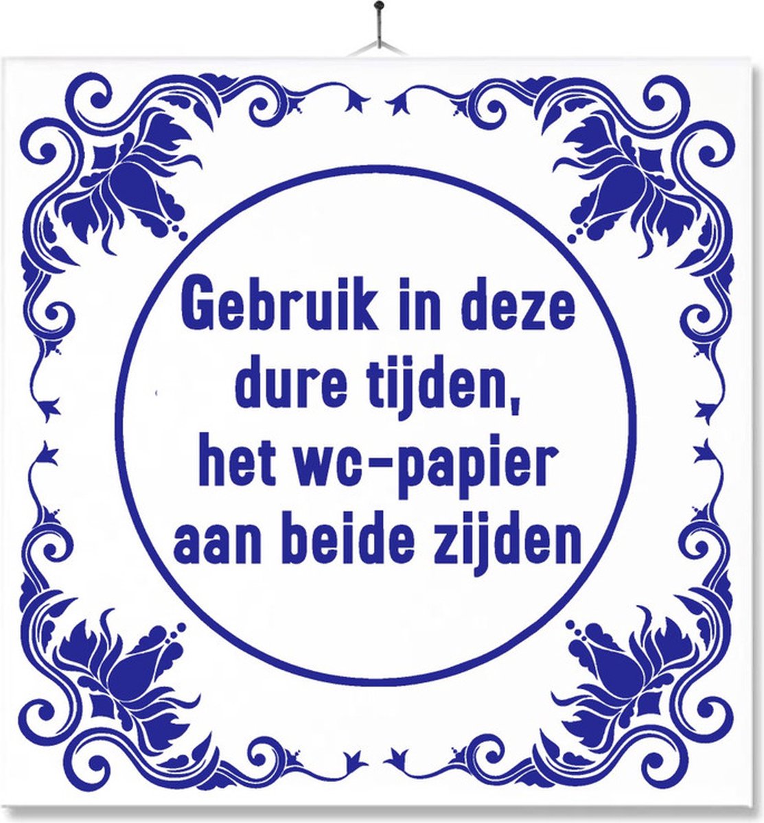 Tegel Met Opdruk | Grappig | Humor | Verjaardag kado | Toilet WC ...