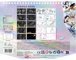 Totum - Disney 100 scratchbook - kras- sticker en kleurboek - limited ...