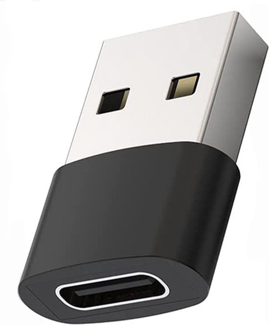 USB A naar USB C Adapter - OTG-USBC1 - Zwart | bol.com