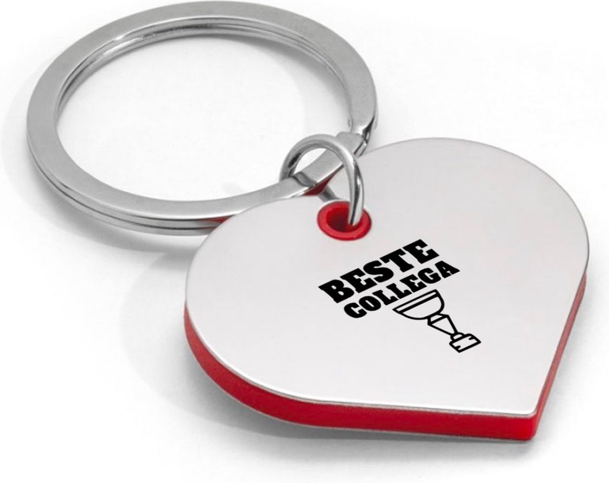 Akyol - collega sleutelhanger hartvorm - Collega - beste collega's ...
