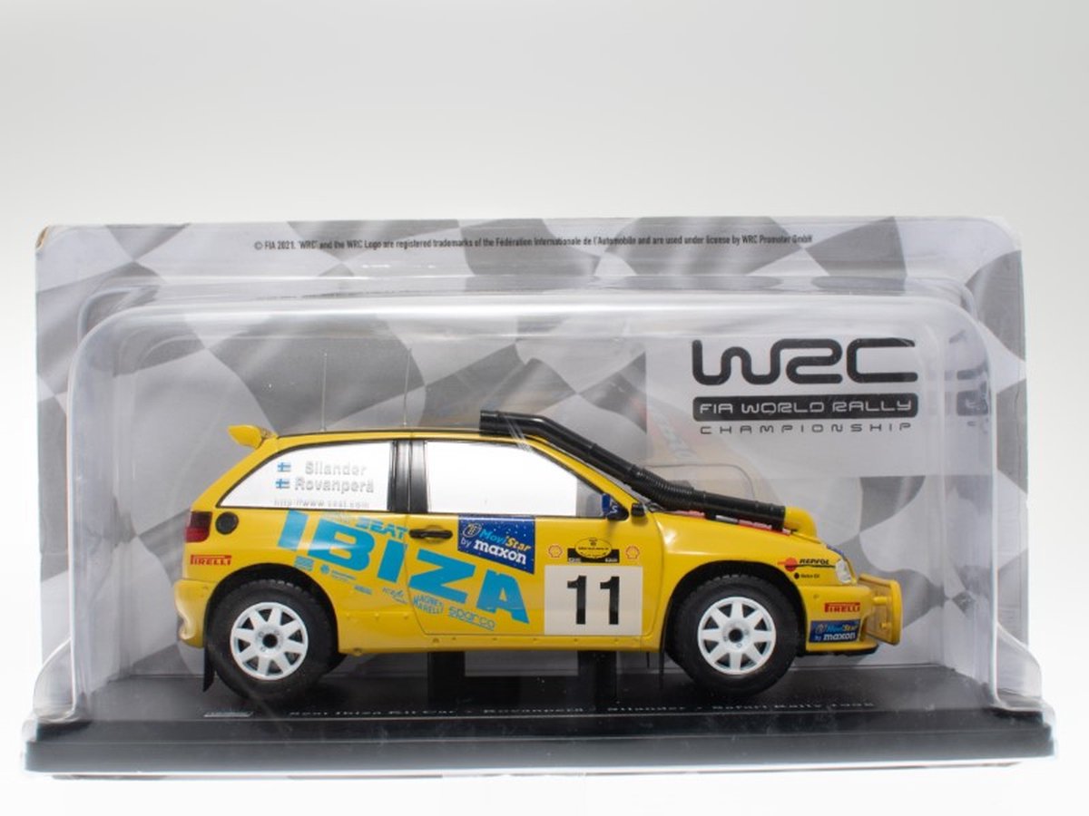 Vier Vaderdag met de opwinding van Rallyauto's in schaal 1:24! Seat ...