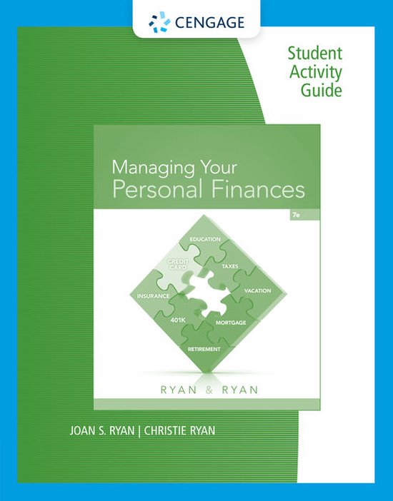 Student Activity Guide: Managing Your Personal Finances, 7th, Joan S ... Student Activity Guide: Managing Your Personal Finances, 7th, Joan S ...