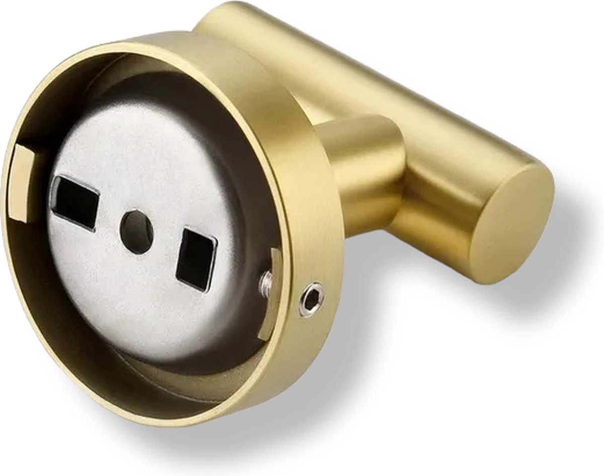 Voordeelset - Toiletrolhouder - Handdoekhaak - Goud - Wc Rol Houder ...