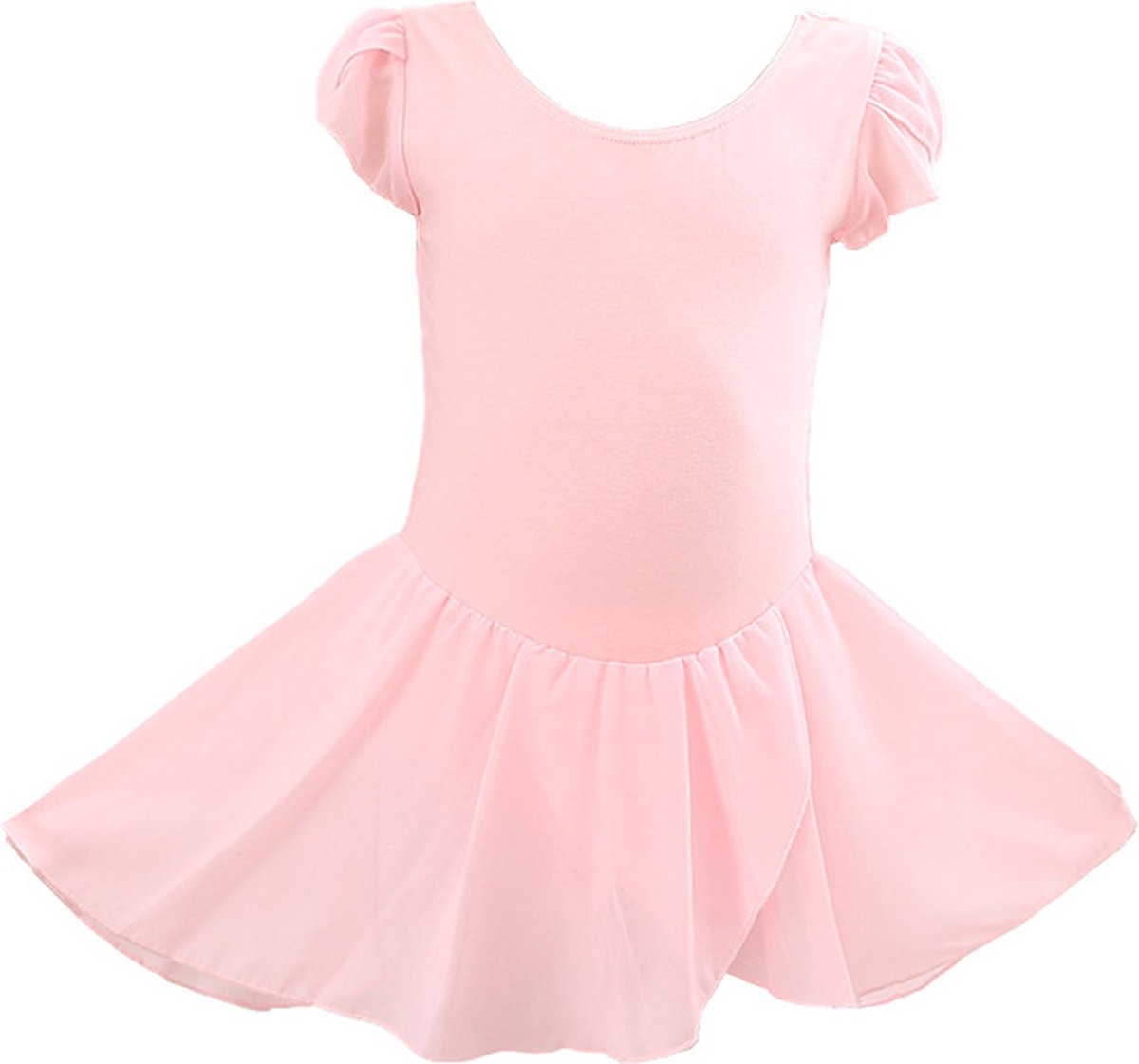 Balletpakje met rokje - Maat 92 (2 jaar) peuter meisje roze - Leuk voor ...