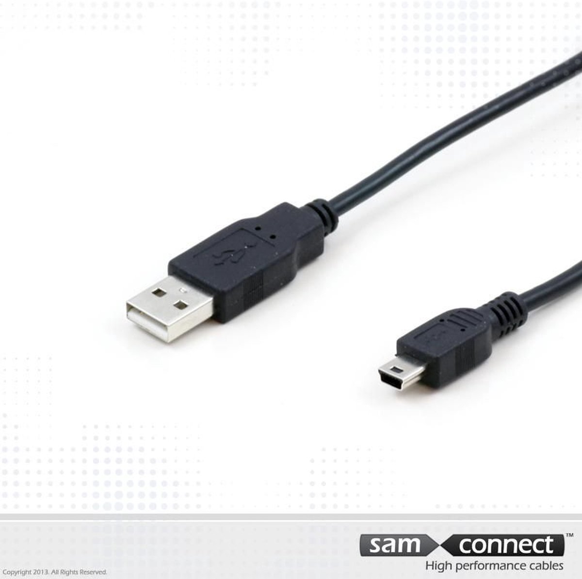 USB A naar Mini USB 2.0 kabel, 3m, m/m | Mini USB kabel | USB 2.0 | USB datakabel |... | bol.com