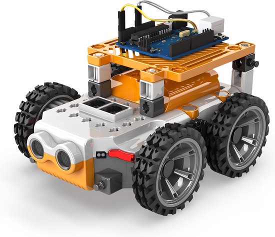 Bouwpakket GinoBot Coding Lab- uitbreidbare robot | bol.com