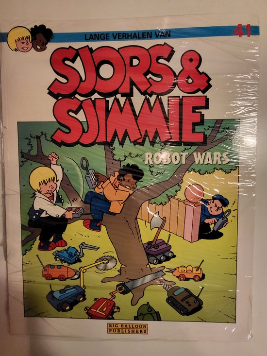 Lange verhalen van Sjors en Sjimmie no 41: Robot Wars | 8711854120388 ...