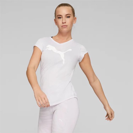 Puma Favourite Heather Cat T-shirt Dames Lichtpaars Maat Xs | bol.com