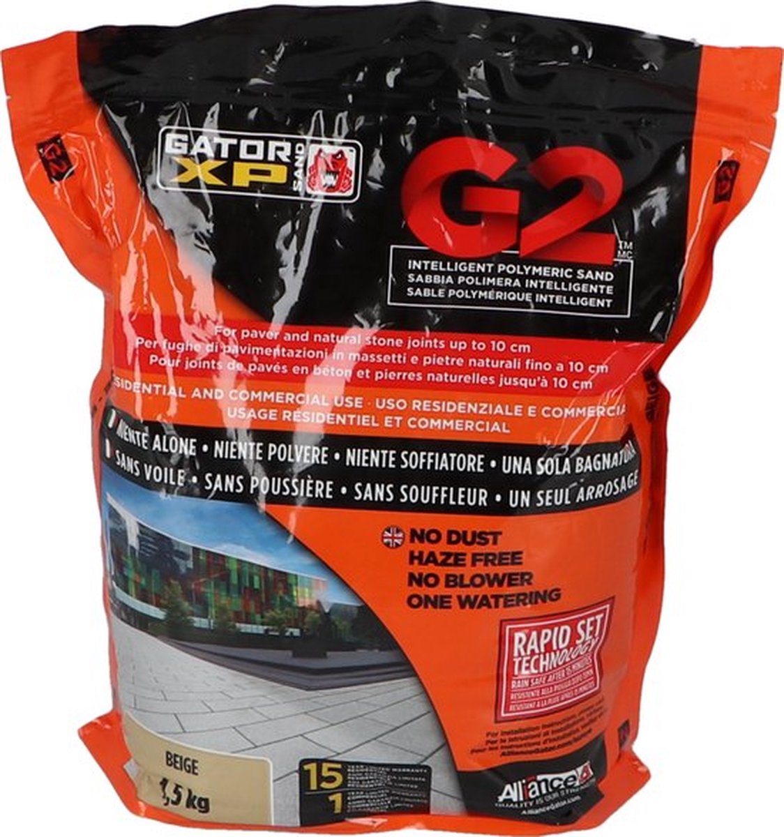 Gator Sand XP G2 Voegzand Zak 4,5kg Beige | bol