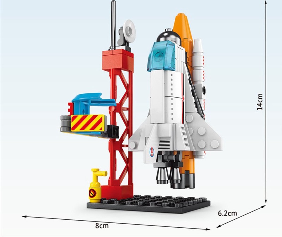 Puzzel - Ruimte Raket Craft - Kinder speelgoed - Bouwstenen - Geschikt ...