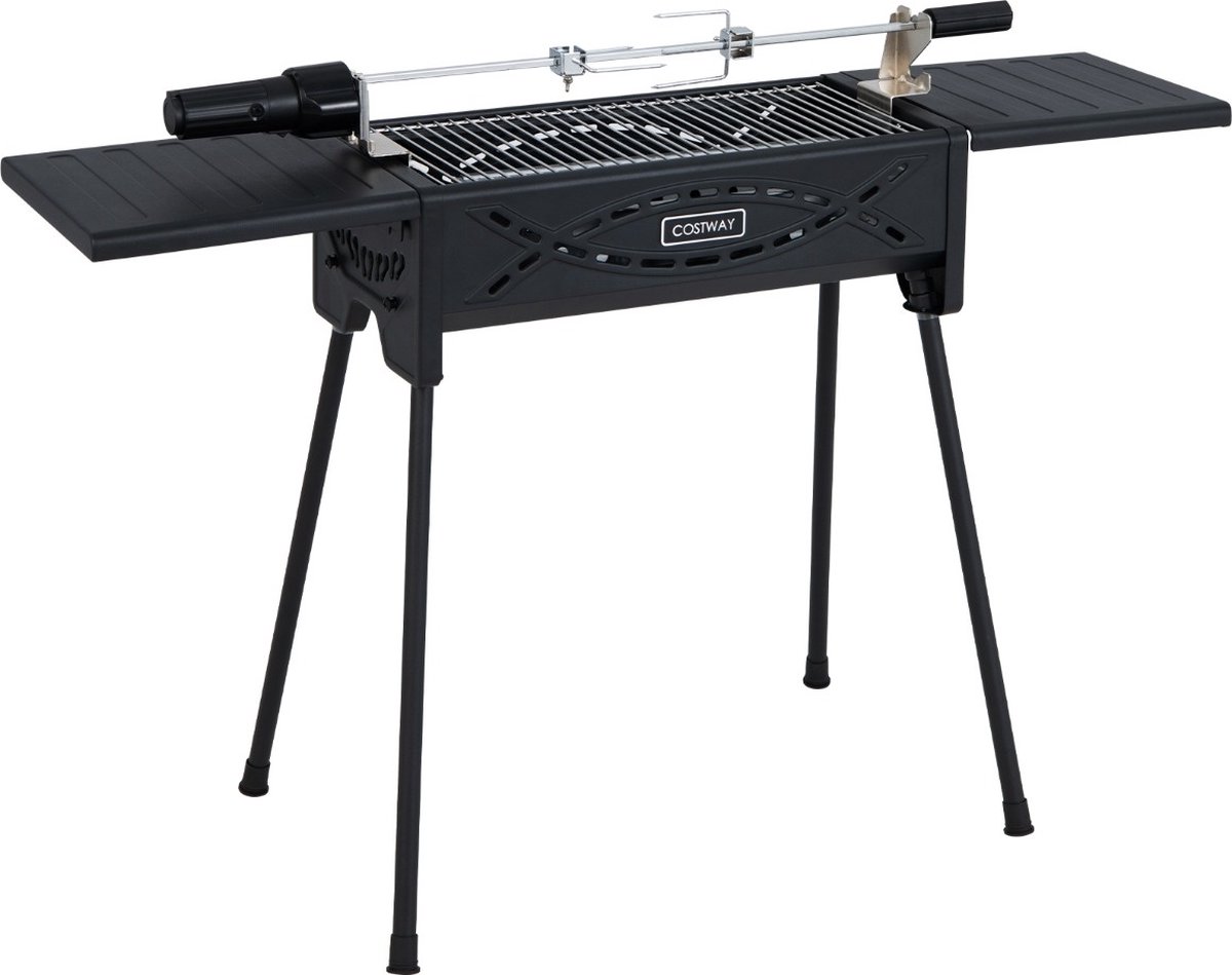 Coast Houtskool Grill Buiten Grill met Elektrische Frituur Vork ...