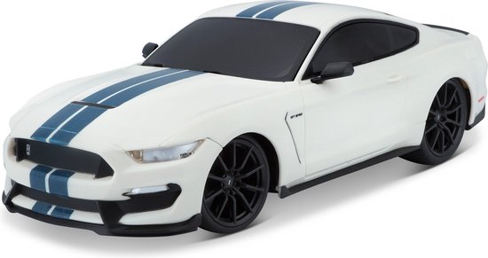 Maisto Tech RC Ford Shelby Gt 350 1:24 Wit/Blauw | bol.com