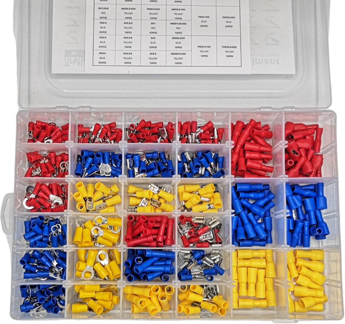 LB Tools professioneel 480 delig kabelschoen assortiment AMP ...