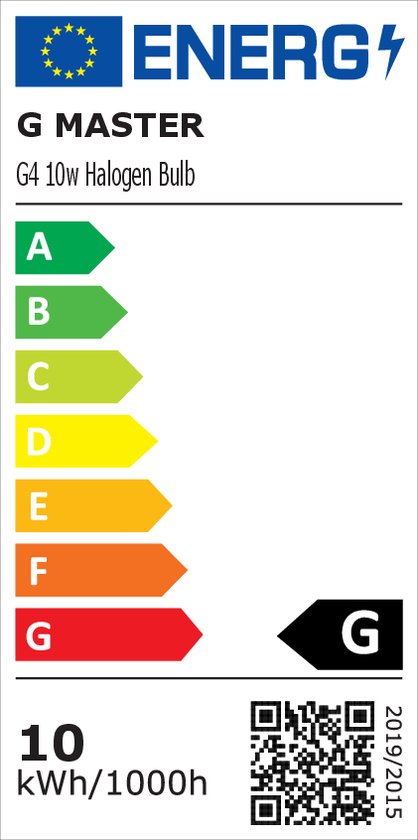 G Master G4 Halogeen lichtbron - 12V - 10W - Halogeen lamp - 4 stuks | bol