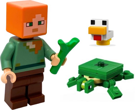 LEGO Minecraft Alex Minifigure - min017 (30432) | bol.com